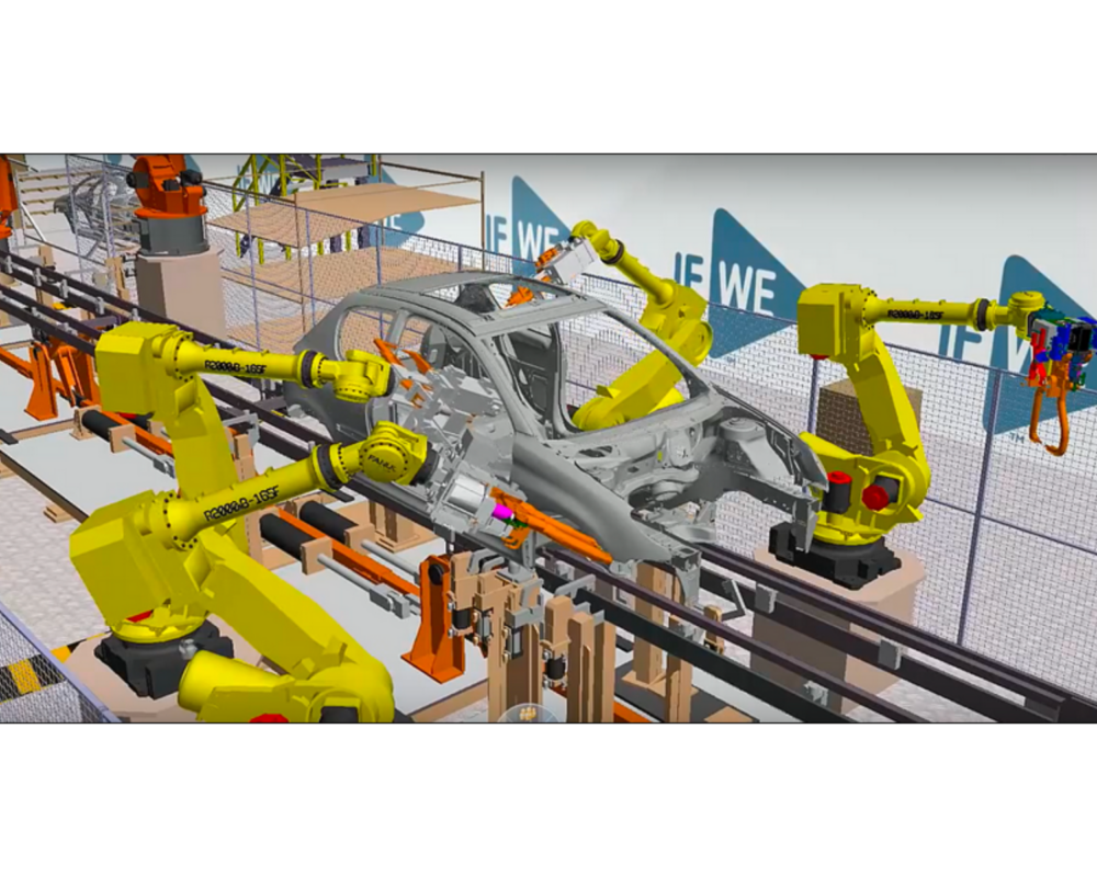 Logiciel robot Delmia Robotics Dassault Systèmes 3DS conception 3D ...