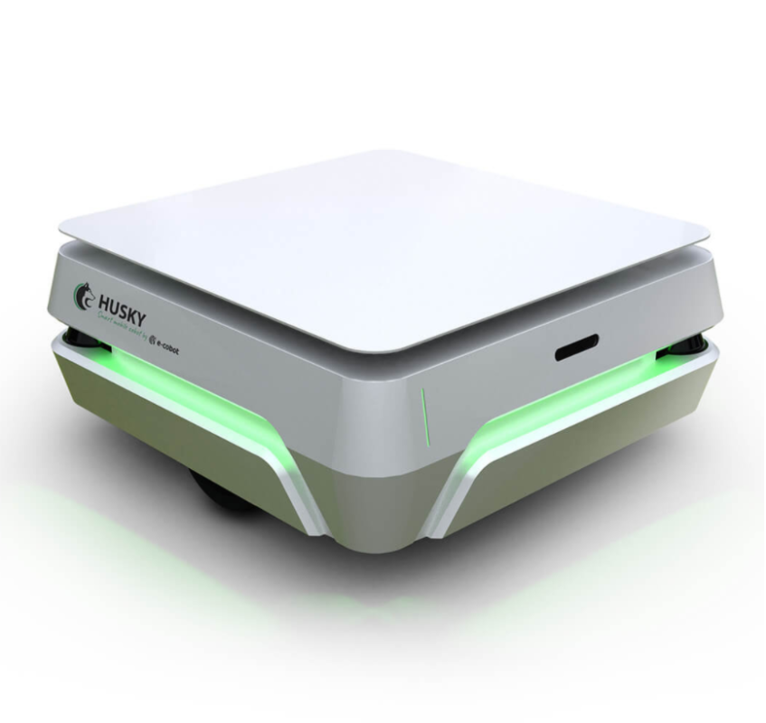 Base mobile robot AGV AMR Logistique cobot intelligent HUSKY e-cobot ...