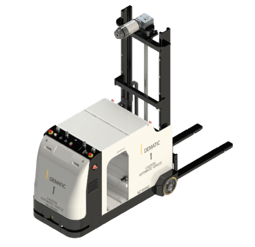 Base mobile robot AGV AMR Transpalette Gerbeur Compact Dematic - Leobotics