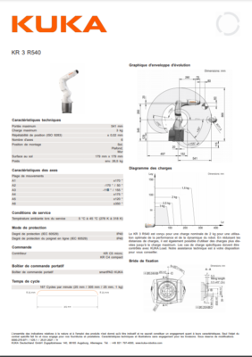 Robot 6 axes industriel KUKA KR 3 R540 - Leobotics
