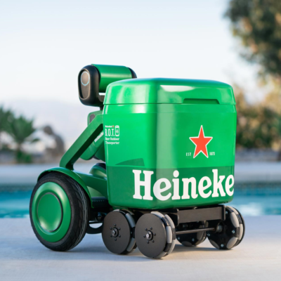 Robot glacière Heineken BOT - Leobotics