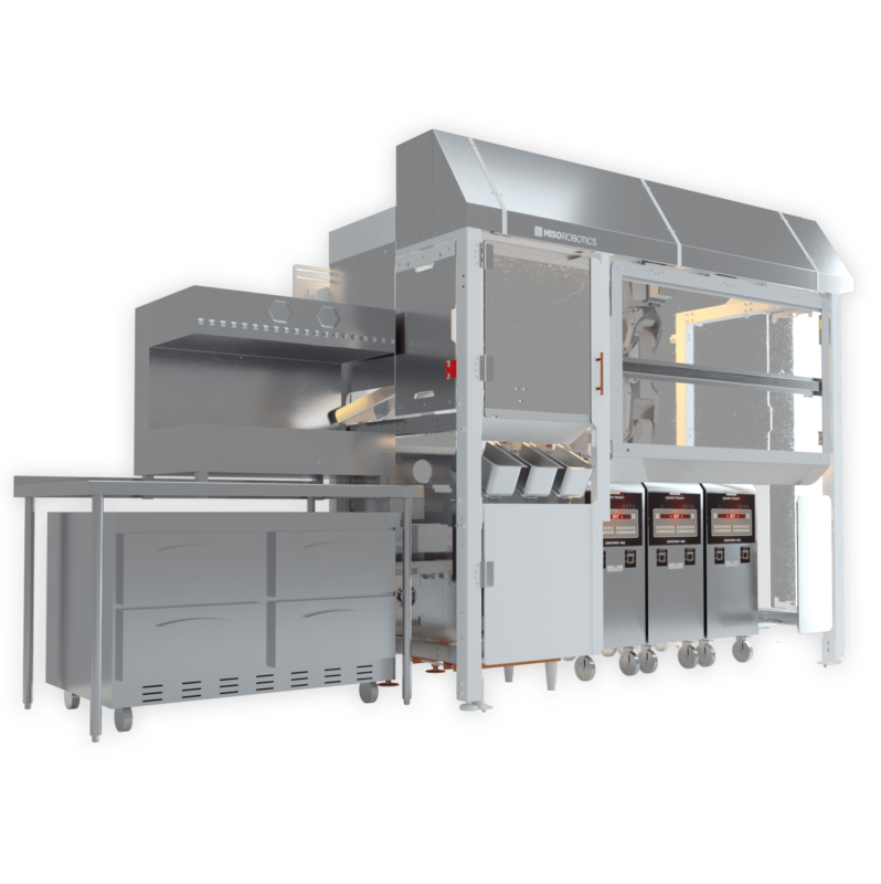 Robot Cuisine Miso Robotics Flippy 2 compact modulaire rapide - Leobotics