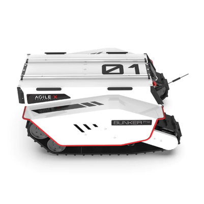 Robot Inspection AgileX Robotics Bunker Pro UGV Plateforme robotique Performances élevées haute ...