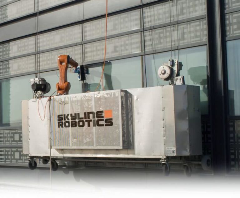 Robot nettoyage professionnel de grandes vitres gratte ciel OZMO ...