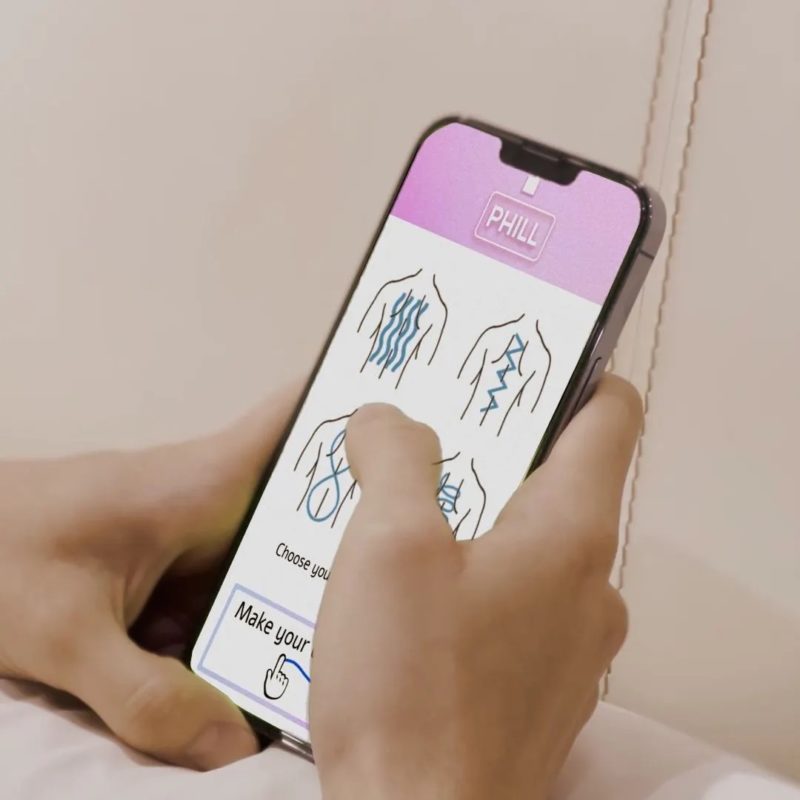 Robot bien-être massage médical Phill Philon Labs - Leobotics