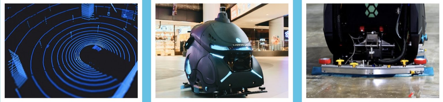 Robot Nettoyage pro R12 Rex Scrub Lionsbot - Leobotics