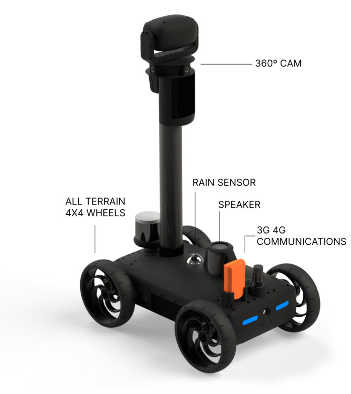 Robot de surveillance professionnel Watchbot Surveillance Star Robotics ...