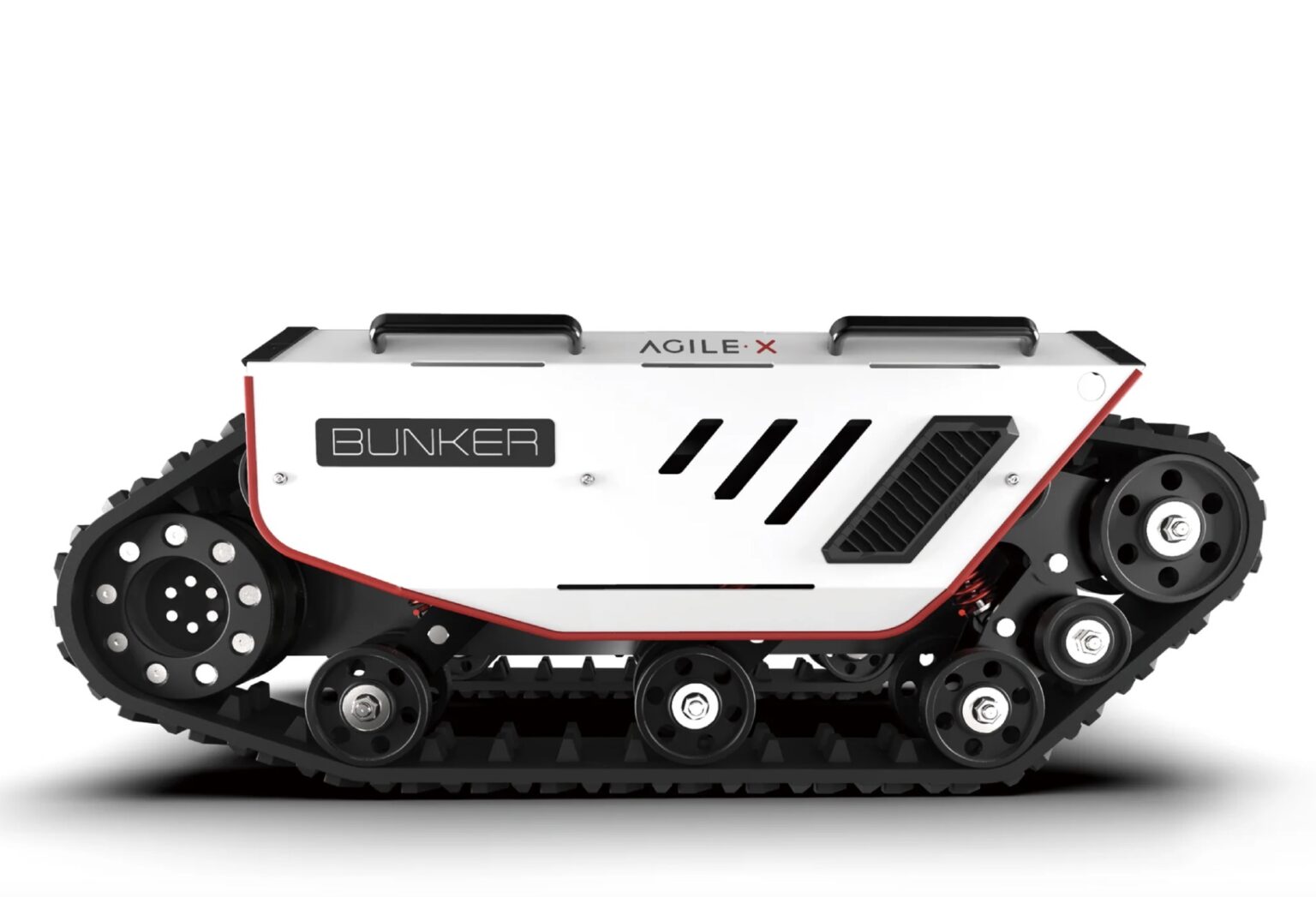 Robot suivi mobile à chenilles Bunker Agilex - Leobotics