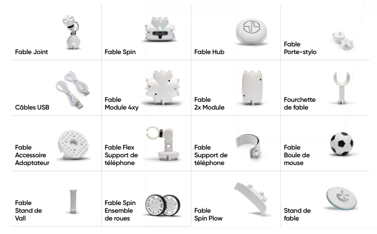 Robot éducatif apprentissage programmation Fable Shape Robotics - Leobotics